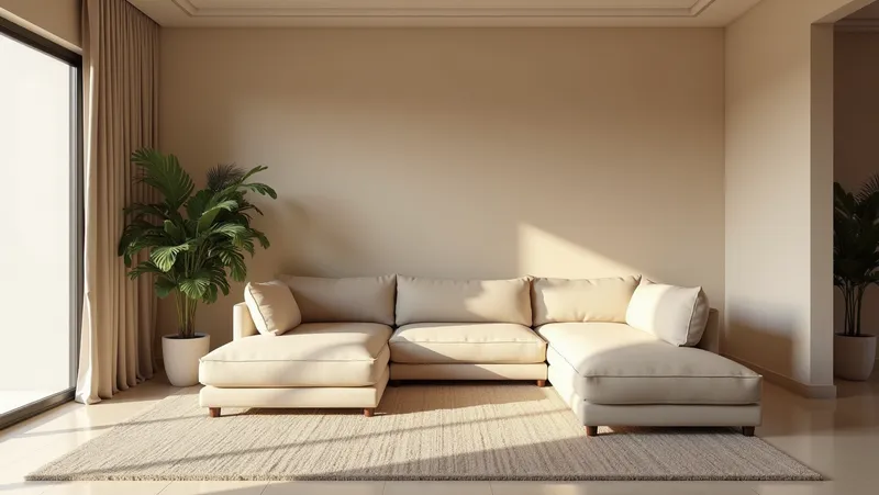 Paredes de color beige arena que marcan tendencia en el diseño de ...